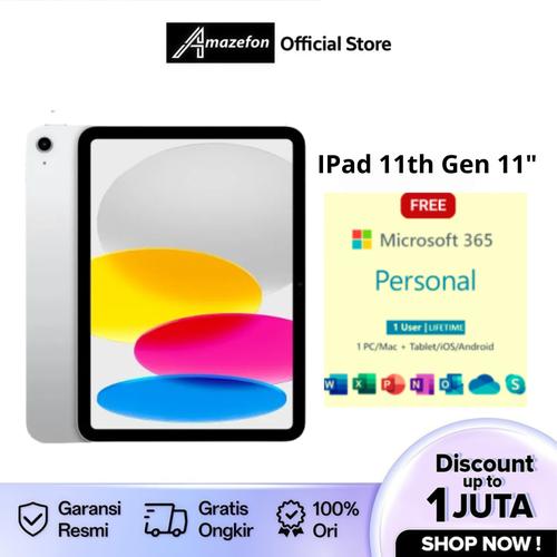 Promo Apple iPad 11th Gen 11-Inch 2025 512GB 256GB 128GB WiFi Only 10.9 ...