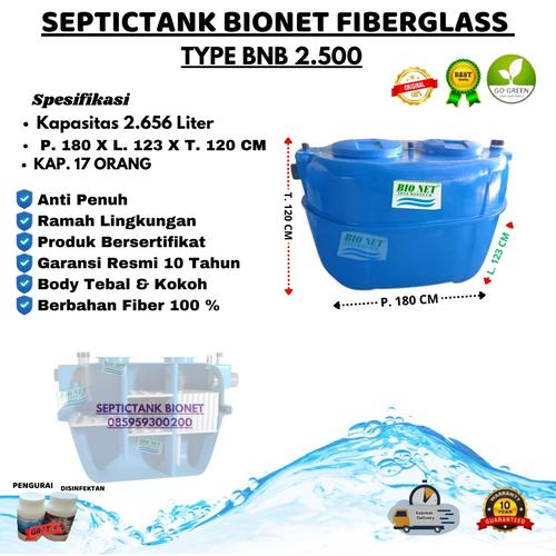 Jual Septictank Bionet Type BNB 2500 liter - Kab. Tangerang - Septic ...