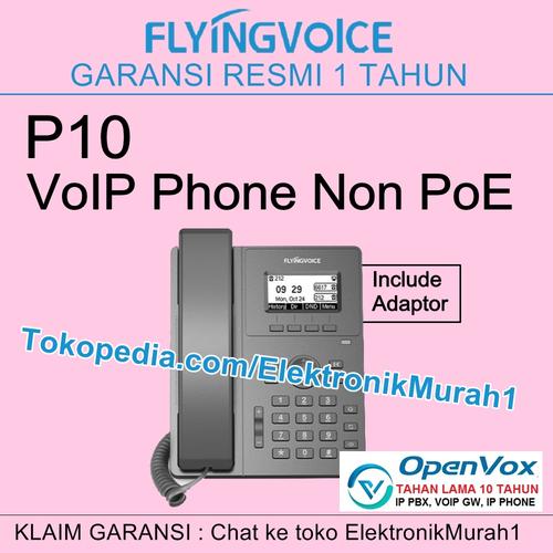 Jual FlyingVoice P10 IP Phone Entry Level [Non PoE] - Jakarta Barat ...