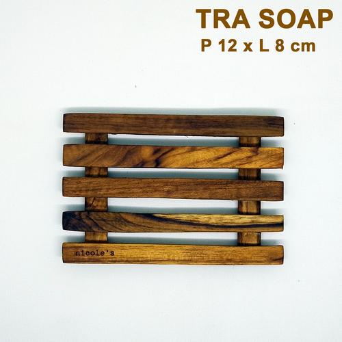 Jual Nicole's Natural TRA Soap - Wooden Soap Tray / Alas Tatakan Sabun ...