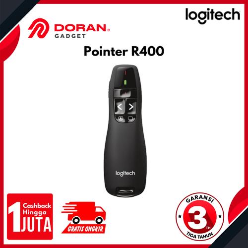 Jual Logitech R400 Remote Presenter Wireless Laser Merah - Garansi ...