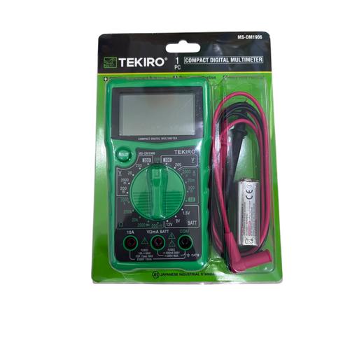 Jual TEKIRO DIGITAL MULTIMETER COMPACT / MULTI TESTER / AVO METER ...