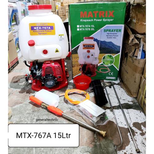 Jual Mesin Semprot Hama Matrix MTX767A 15Liter Mist Sprayer MatrixTU26 2Tak Knapsack Sprayer ...