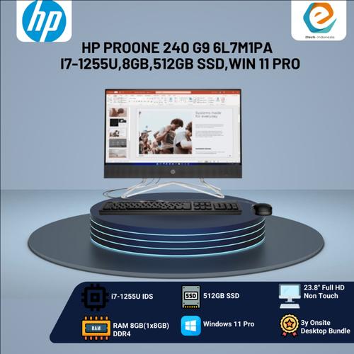 Jual HP ProOne 240 G9 6L7M1PA (i7-1255U,8GB,512GB SSD,WIN 11 PRO) - Jakarta Pusat - Etech ...