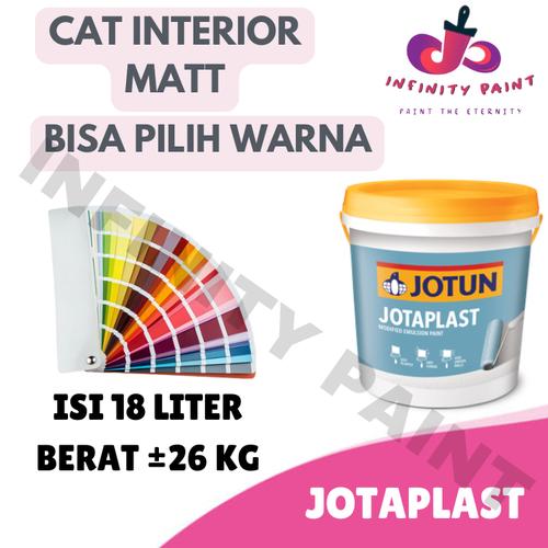Jual Cat Tembok Interior Jotun Jotaplast Putih & Bisa Pilih Warna 18 ...