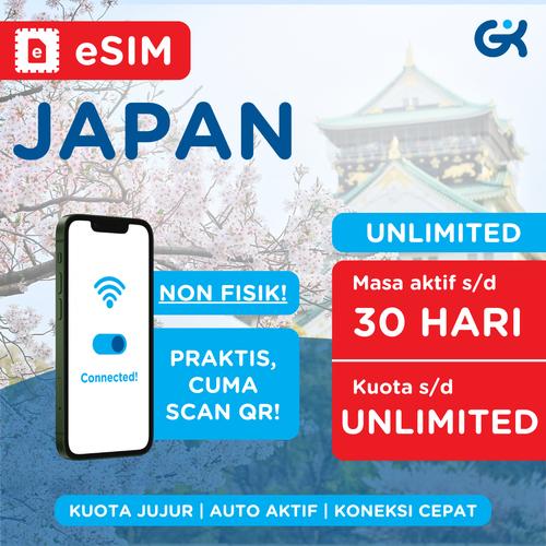 Jual eSIM Japan Unlimited | Travel Sim Jepang - Jakarta Barat ...