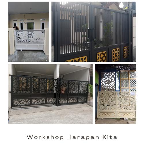 Jual Pagar Rumah Laser Cutting | Pagar Sliding Laser Cutting - Corak ...