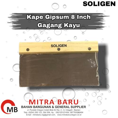 Jual Kape Gipsum Merk Soligen 8 inch Gagang Kayu / Kape Kayu Merk ...