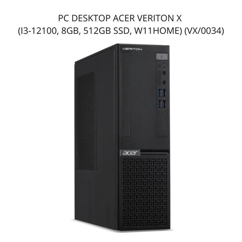 Jual PC DESKTOP ACER VERITON X (I3-12100, 8GB, 512GB SSD, W11HOME) (VX/0034) - Kota Surabaya ...