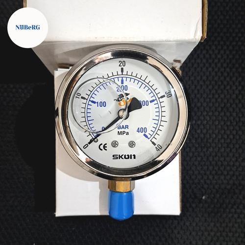 Jual PRESSURE GAUGE / MANOMETER 2,5" MERK SKON 400 BAR = 40 MPA ...
