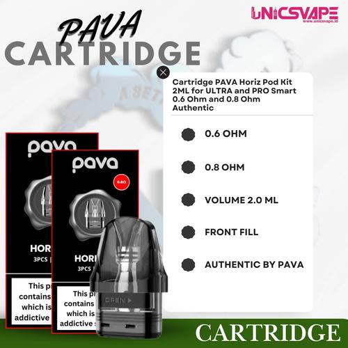 Promo Cartridge PAVA Horiz Pod Kit 0.8 OHM 2ML for ULTRA and PRO Smart ...