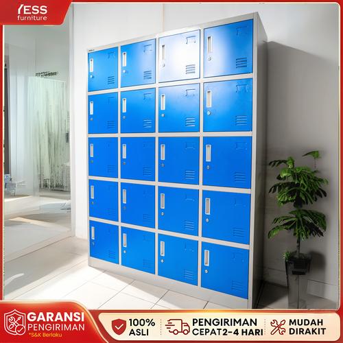 Jual LOKER BESI LOCKER BESI 20 PINTU FULL FACE HELM - Jakarta Barat ...