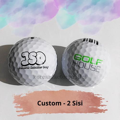 Jual Print Custom Bola Golf Logo Nama - 2 sisi - Jakarta Utara ...