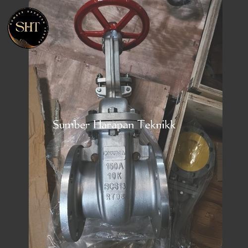 Jual Gate Valve Stainless 304 JIS 10K 5" Inch / Gate Valve SS304 DN125 ...