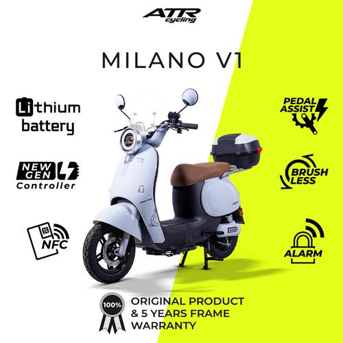 Promo Sepeda Listrik E-MOPED 14" UNITED MILANO V1 (25) - PKCRM-WH Cicil ...
