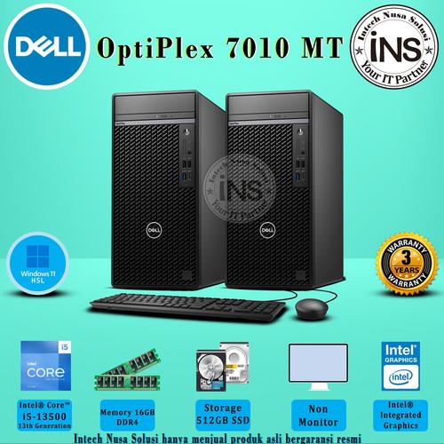 Jual CPU DELL OptiPlex 7010 MT i5-13500 16GB 512GB SSD WIN11HSL 3YR ...