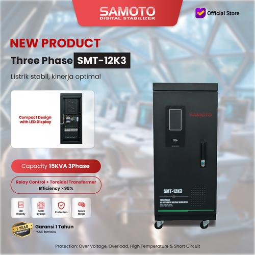 Promo Samoto Digital Stabilizer Stavol Listrik Three Phase 12000VA ...