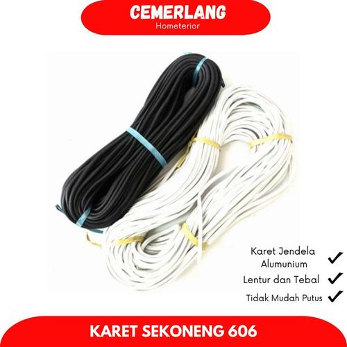 Jual Karet Sekoneng Kode 606 Untuk Jendela/sekoneng pintu (roll) - Kota ...