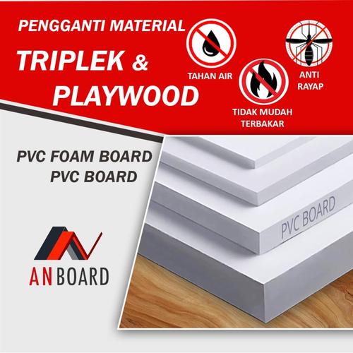 Jual PVC ANBOARD PUTIH Glossy Density 0,55 - 3mm - Jakarta Timur ...