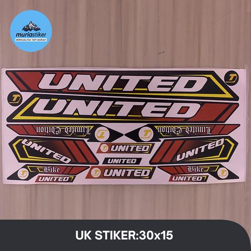 Jual Stiker Stripping Sepeda BMX United - Kab. Kudus - Muria Stiker ...