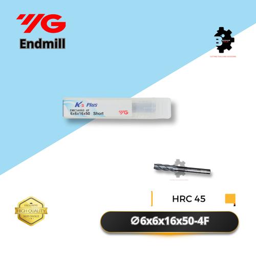 Jual Endmill 6x6x16x50 4F HRC45 - Merk YG - Alat Pemotong - Original ...