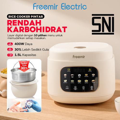 Promo [NEW] freemir Rice Cooker Low Sugar 1.5 L Magic Com Digital ...