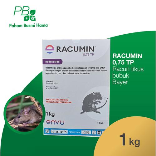 Jual Racumin 0.75 TP - Racun Tikus Bubuk - Bayer - Tracking Powder - 1 ...