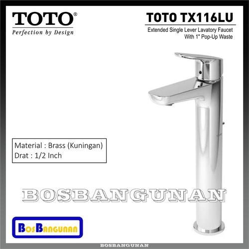 Jual KRAN TOTO TX116LU (HOT-COLD) / Keran Wastafel TOTO TX 116 LU ...