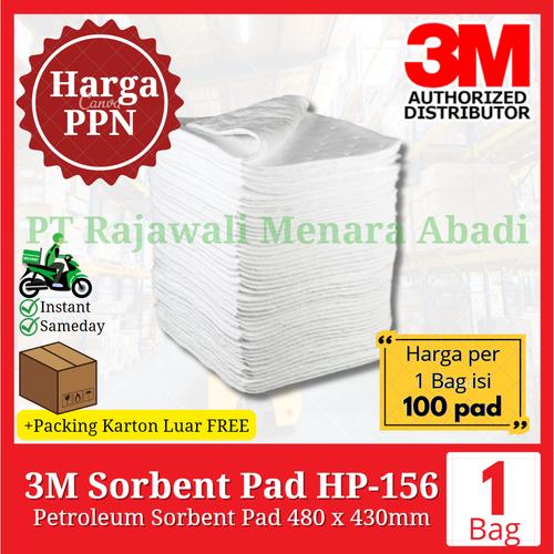 Jual 3M Petroleum Sorbent Pad HP-156 Oil & Gas (1 Bag isi 100 Pads ...