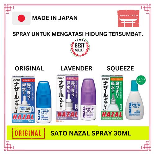 Jual Sato Nazal Nasal Spray 30ml Obat Hidung Tersumbat Pilek original ...