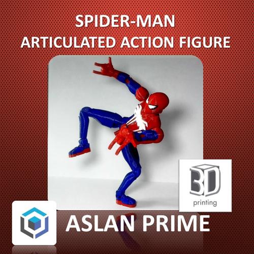 Jual SPIDER-MAN JOINTED POSEABLE ARTICULATED ACTION FIGURE 3D Print ...