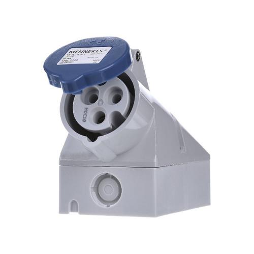 Jual Socket Female Wall Mounted MENNEKES 16A 3P IP44 230V MEN 1720 ...