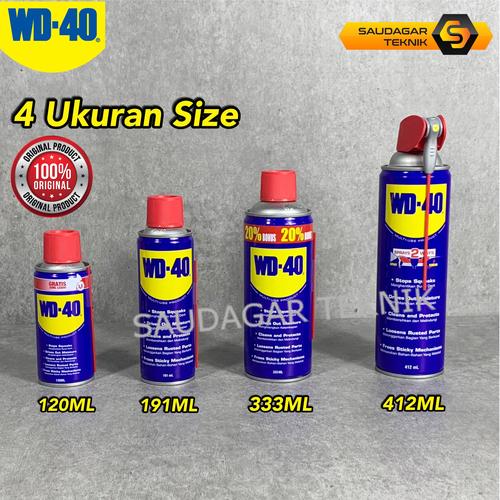 Jual WD40 120ML 191ML 333ML 412ML Smart Straw Semprotan Pelumas Penghilang Karat WD 40 120 ML ...