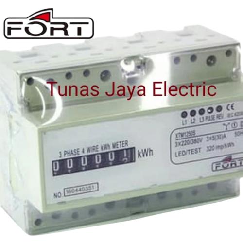 Jual KWH Meter Analog 3 Phase type XTM1250S FORT - 5(100)A - Kota Surabaya - Tunas Jaya Electric ...