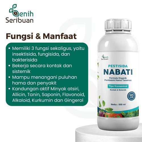Jual PESTISIDA NABATI ORGANIK KONSENTRAT PEMBASMI HAMA 500 ML FORMULA ...