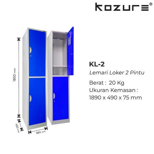 Jual Locker Besi 2 Pintu KL-2 / Locker 2 Pintu Kozure - Kota Bandung ...