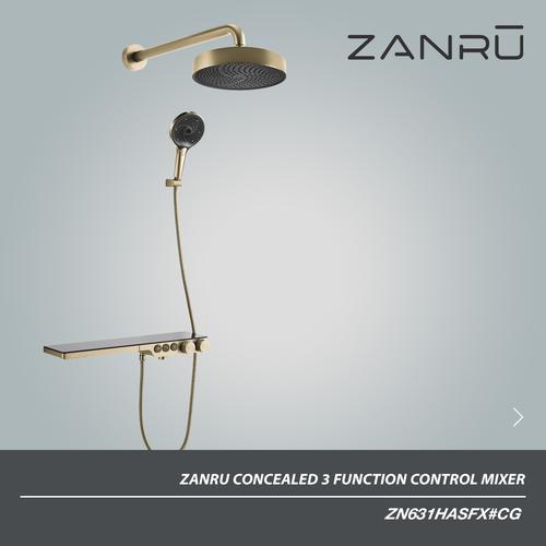 Promo ZANRU Thermostat Concealed Shower Set ZN631HASFX | Shower Column ...