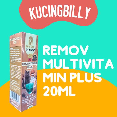 Jual Remov multivitamin plus 20ml 5in1 antivirus recovery tahan tubuh ...