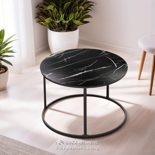 Jual Meja Bulat Ruang Tamu European Style Mewah Aesthetic Minimalis ...