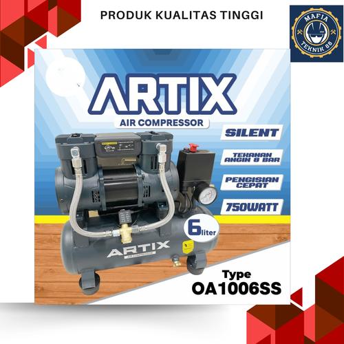 Jual Air Compressor Silent / Kompresor Angin OILESS 6L 1HP OA1006SS ...