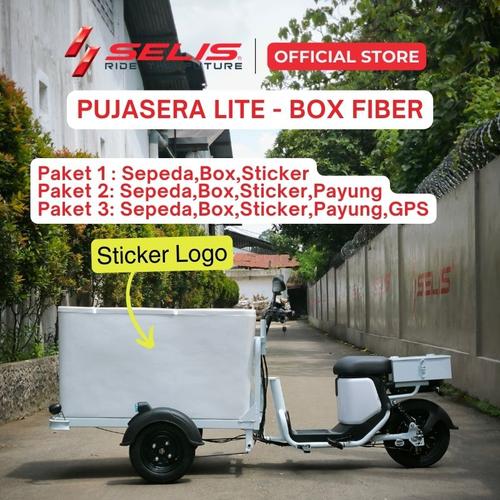 Jual SELIS - Pujasera Lite Fiber ( Gerobak Sepeda Listrik / Gerobak ...