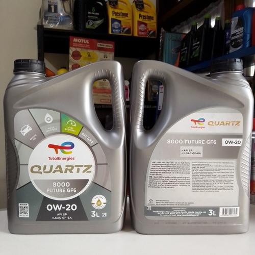 Jual TOTAL QUARTZ 8000 FUTURE GF-6 0W-20 0W20 SP ILSAC GF-6A OLI MESIN ...