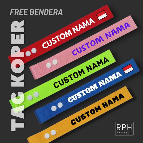 Jual Penanda Koper Umroh Luggage Tag Koper Custom Nama Label Tanda ...