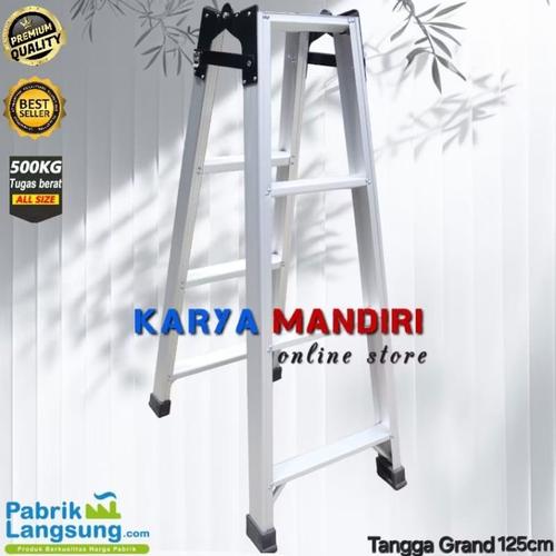 Jual Tangga Lipat Aluminium Ladder Super Jumbo Grand Tahan Beban 500 Kg ...