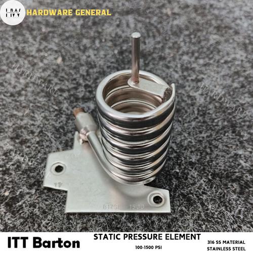 Jual ITT BARTON STATIC PRESSURE ELEMENT 100 PSI - 1500 PSI , MADE IN ...