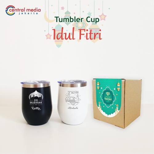 Jual Tumbler Cup Idul Fitri + Box Mug Kopi Hampers Lebaran - Hitam, EID ...