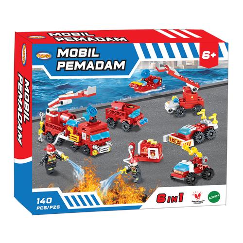 Jual brick original acosta play go pemadam set balok bangun konstruksi ...