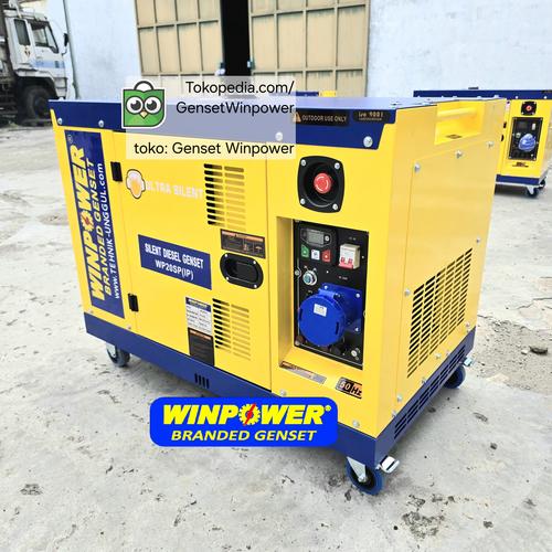 Jual Genset Silent 20 KVA Max Winpower 1 Phase 15000 Watt WP20SP Jenset ...
