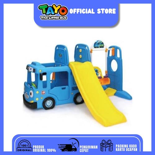 Promo Hot Promo Tayo The Little Bus 218067 4in1 Tayo Bus Slide & Swing ...