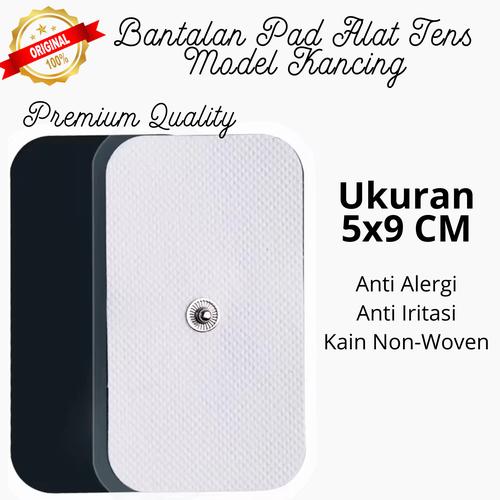 Promo PADS ELECTRODEAlat TENS/EMS/NMES model KANCING 5X9cm no iritasi, no alergi premium quality ...